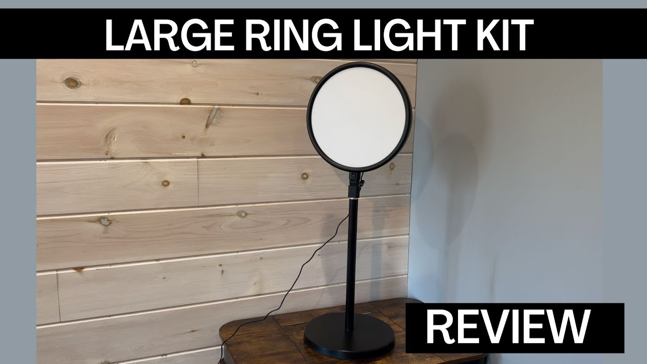 Videos Too Dark? Try this Fully Adjustable Big Ring Light with Phone ...