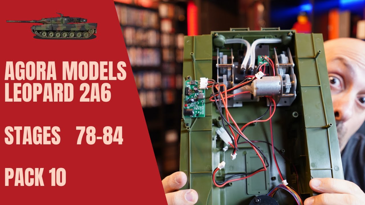 Costruisci il Leopard 2A6 Main Battle Tank - Agora Models - Pack 10 - Stages 78-84 - YouTube