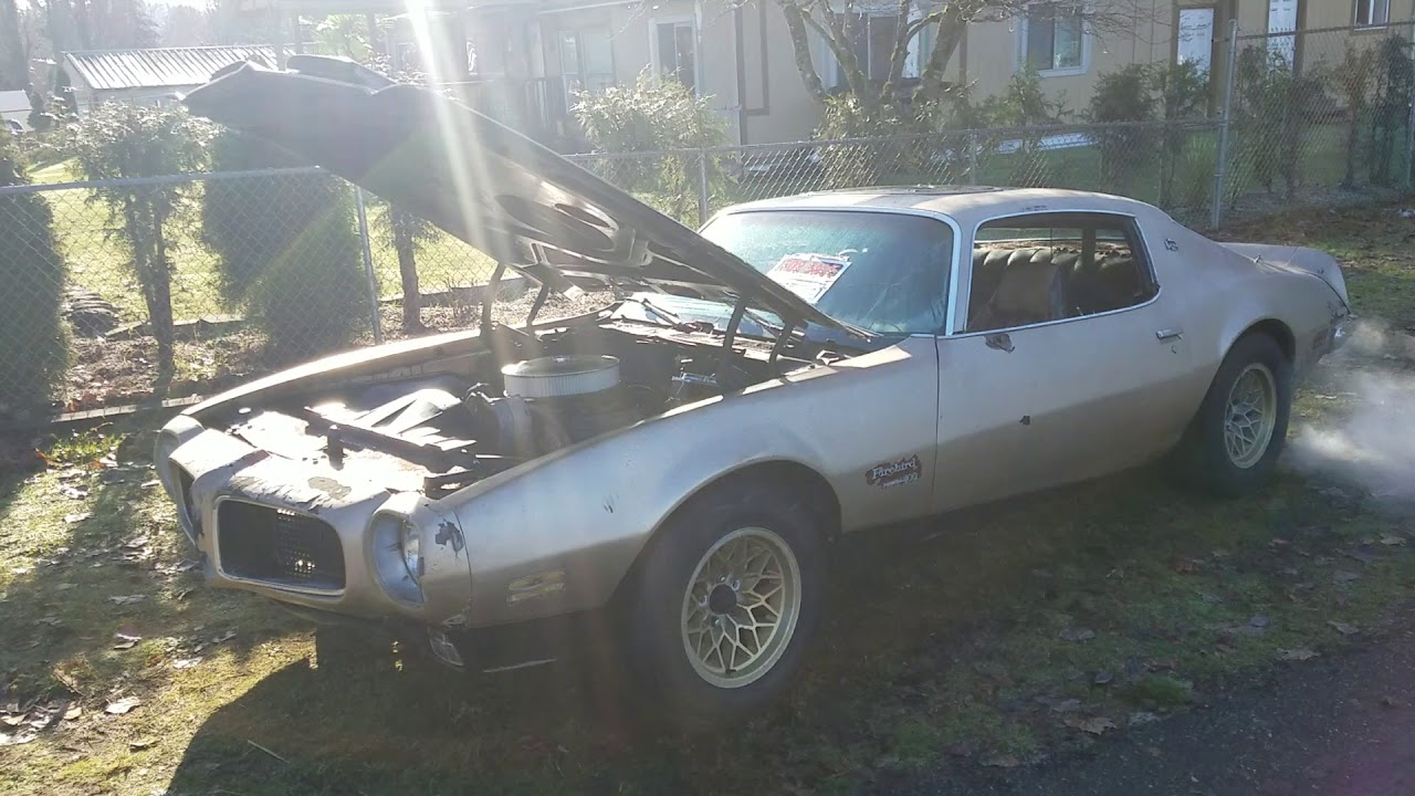 70 firebird formula 400 runs and drives for sale (sold) - YouTube