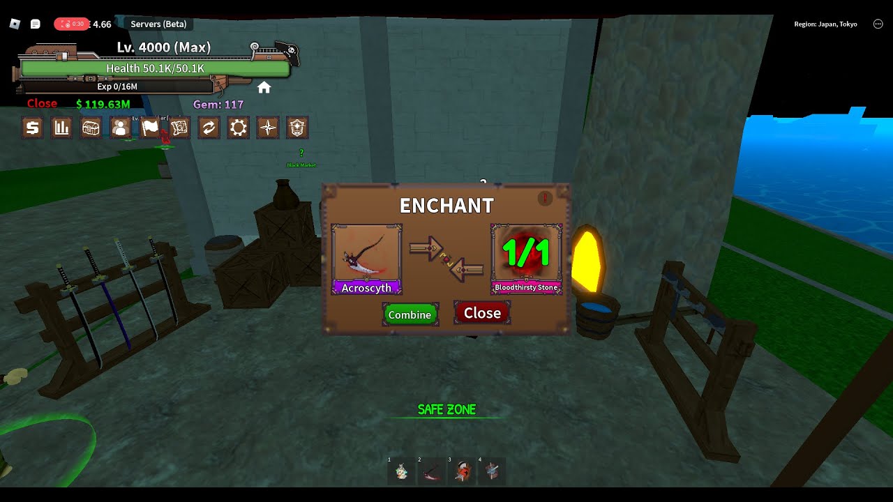 [King Legacy] Bloodthirsty Stone Craft - YouTube