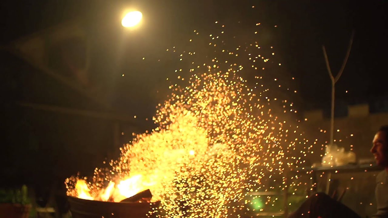 Jumping Over Fire in Slow Motion (Trndez) - YouTube