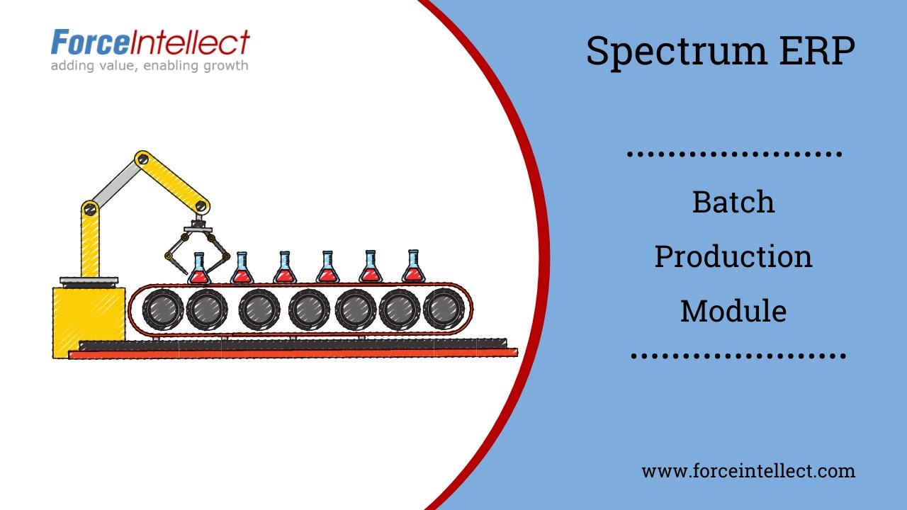Spectrum ERP - Batch Production Module for Chemical Industry - YouTube