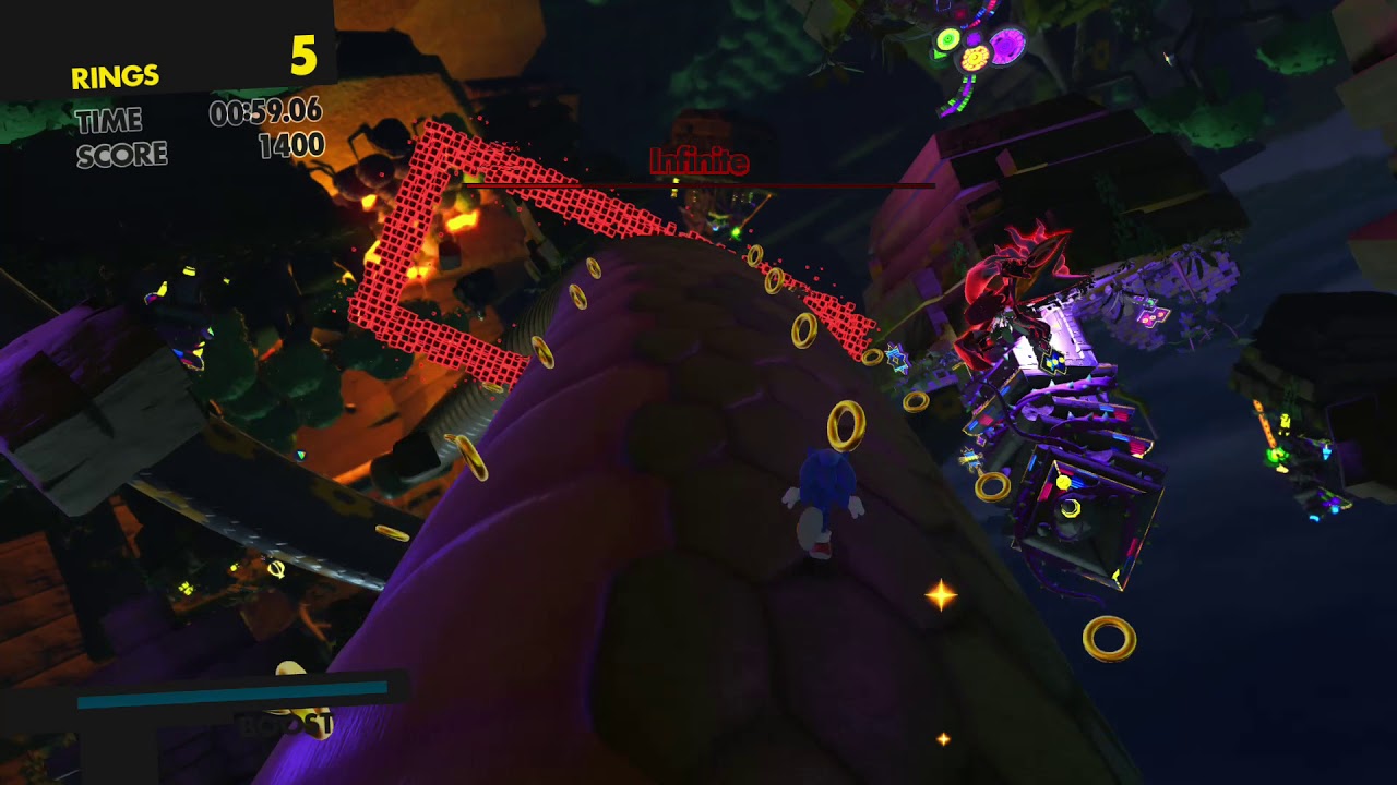Sonic Forces: Infinite Boss Battle 1 Speedrun: 1:10:93 - YouTube