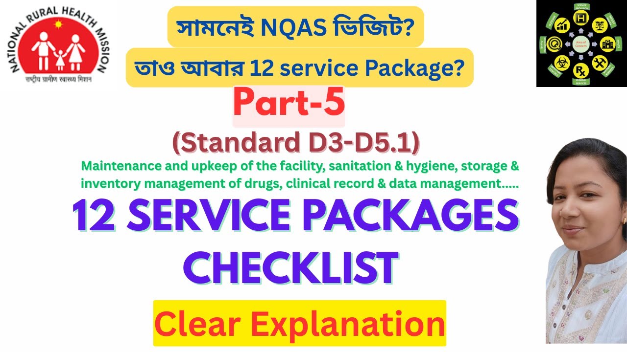 Explanation of 12 Service Packages Checklist | NQAS VISIT Training ...
