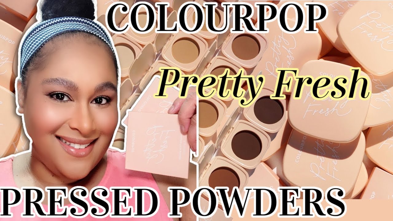 NEW Colourpop PRETTY FRESH PRESSED POWDERS l SWATCHES OF 6 SHADES I ...