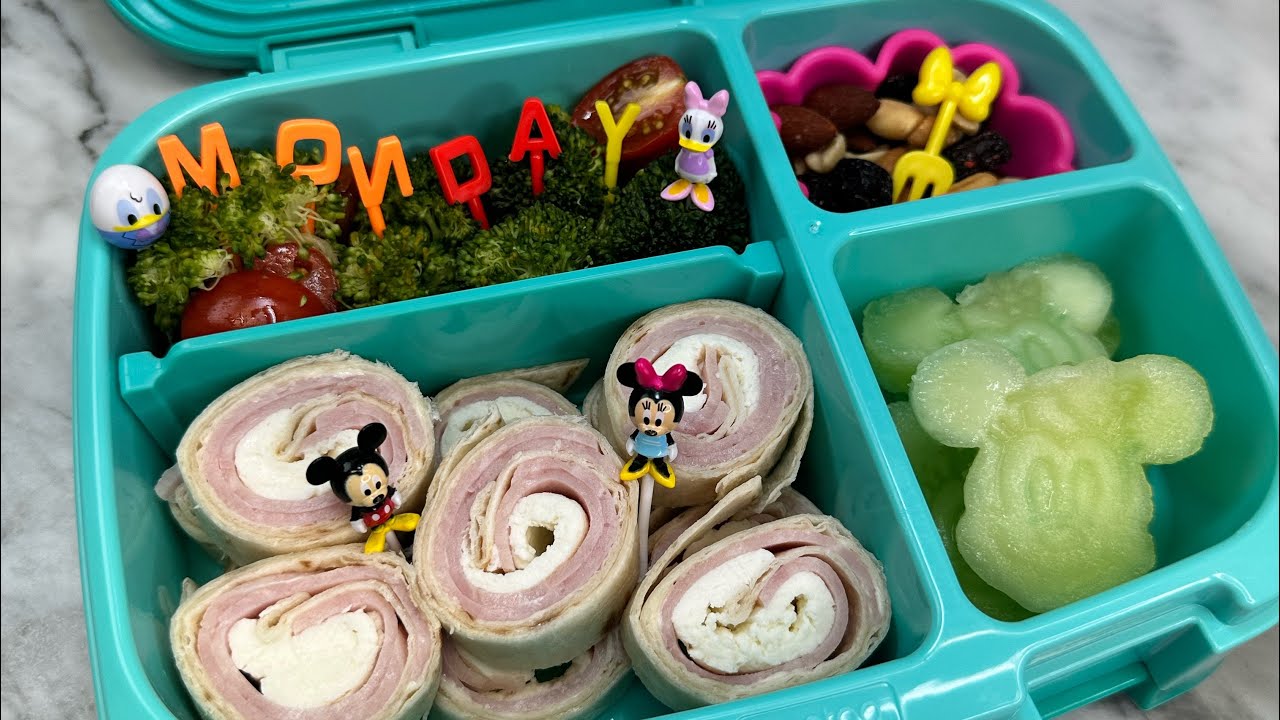 Lonchera escolar: Rollitos de jamón con queso 🧀 #momlife #lunchideas # ...