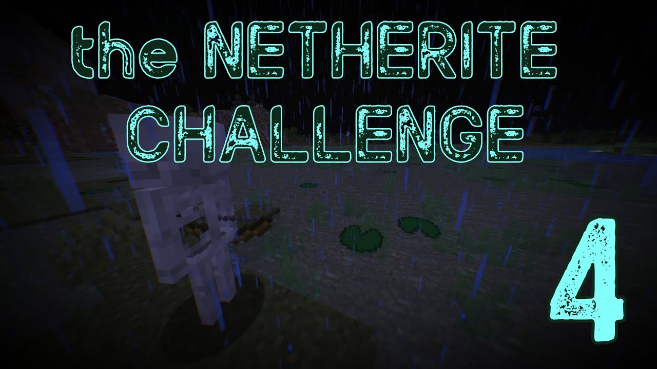 Getting a Full Set of NETHERITE TOOLS & ARMOR in Minecraft! Part 4(The ...