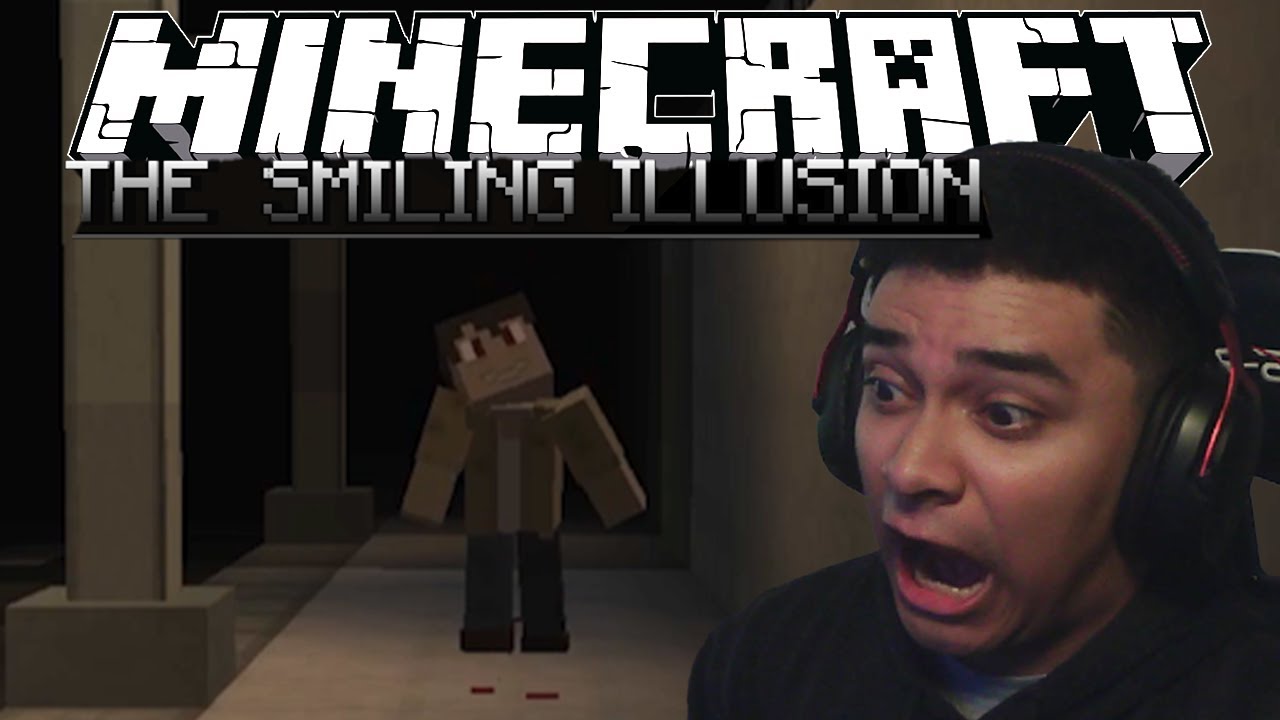 CHASED BY THE SMILING MAN! | The Smiling Illusion | Minecraft Adventure ...