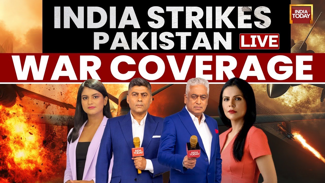 Biggest War Coverage On India Today | India-Pakistan In War Like ...