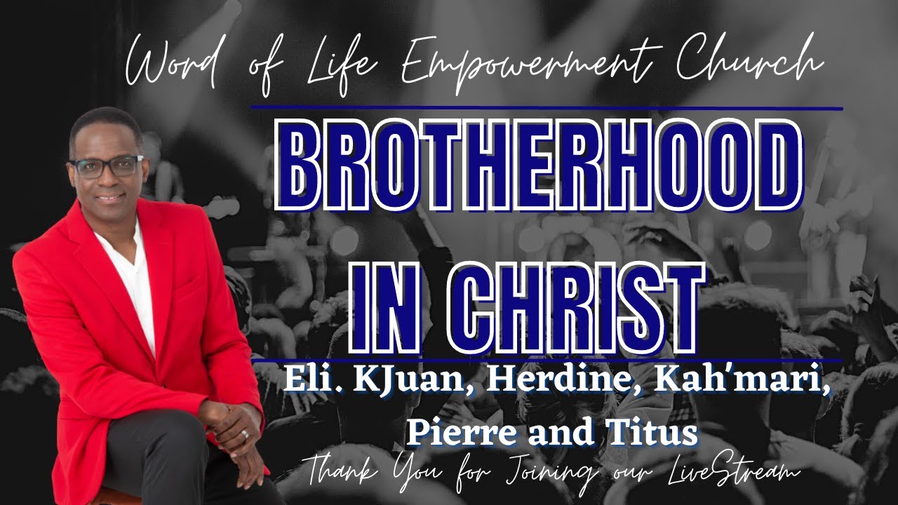 Brotherhood In Christ//Eli. KJuan, Herdine, Kah'mari, Pierre and Titus ...