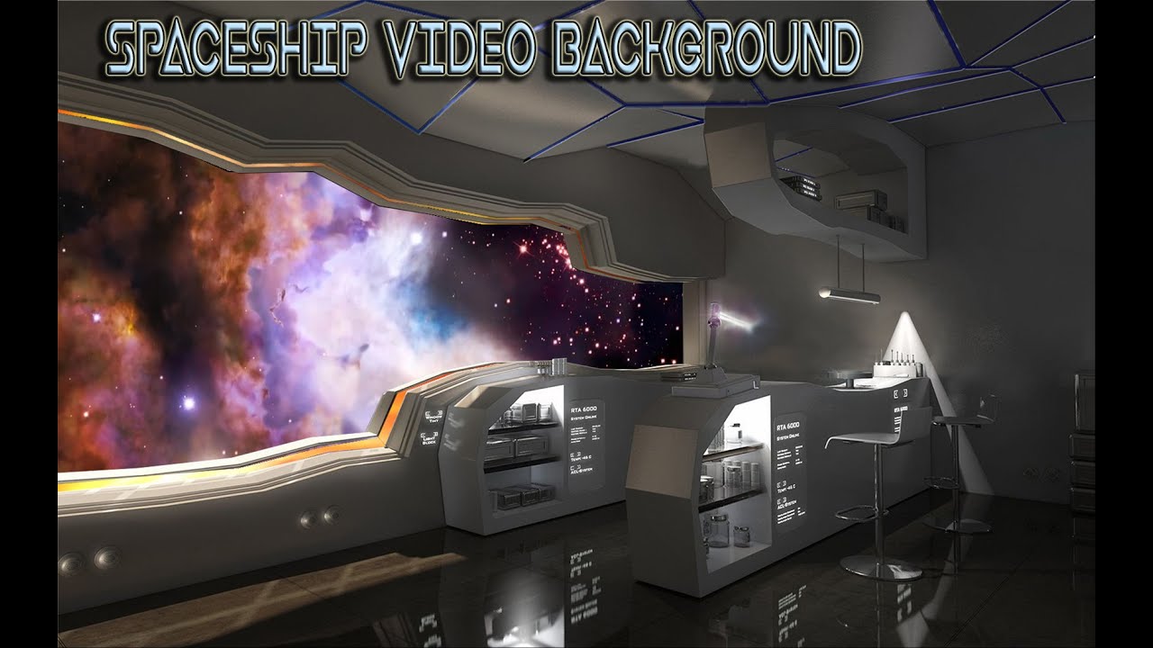 SPACESHIP FREE BACKGROUND VIDEO HD - SPACE VIDEOBACKGROUND - SCI FI ...