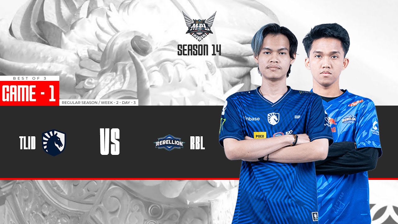 [Game - 1] TEAM LIQUID ID vs REBELLION ESPORTS | MPL ID S14 - YouTube