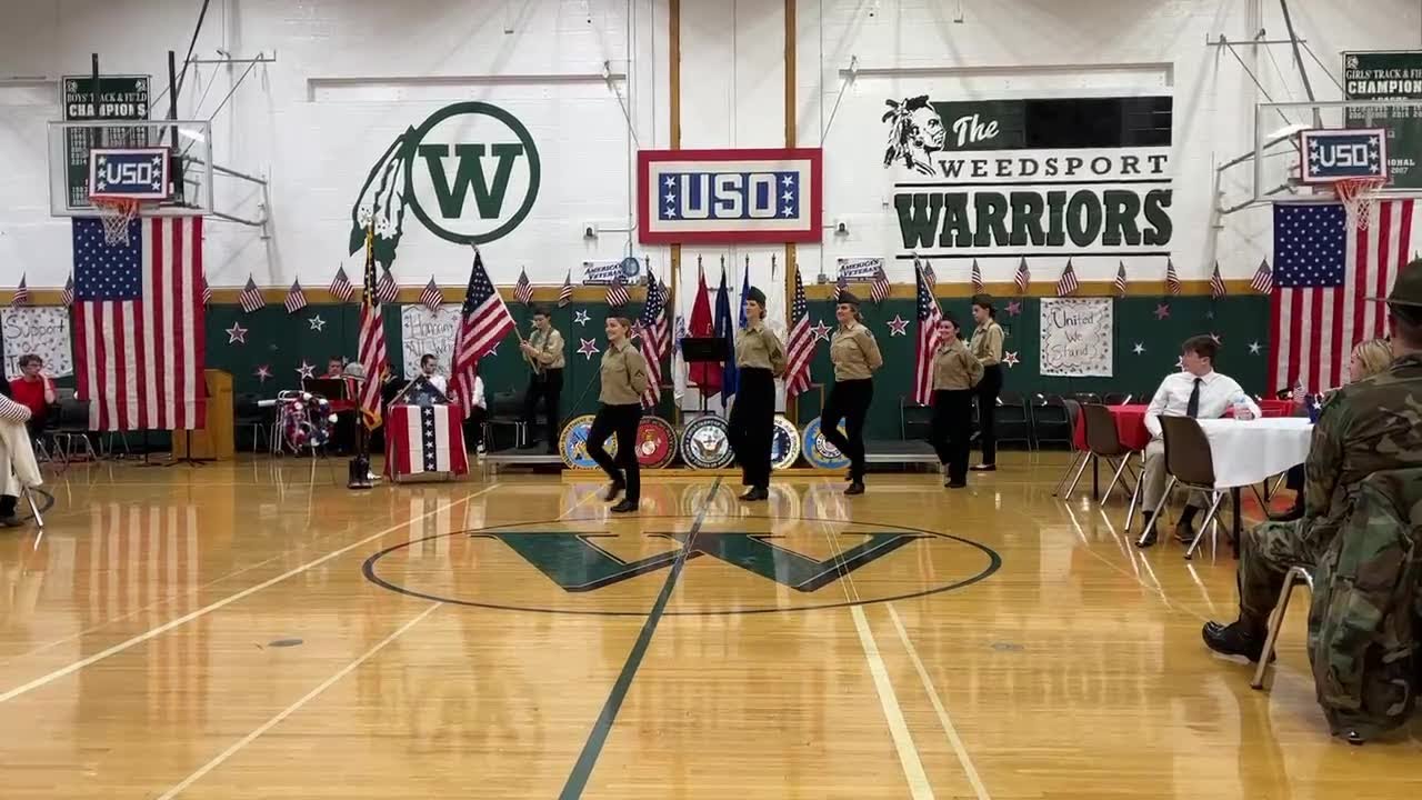 Watch Now: Patriotic tap dancing performance during USO style show in ...