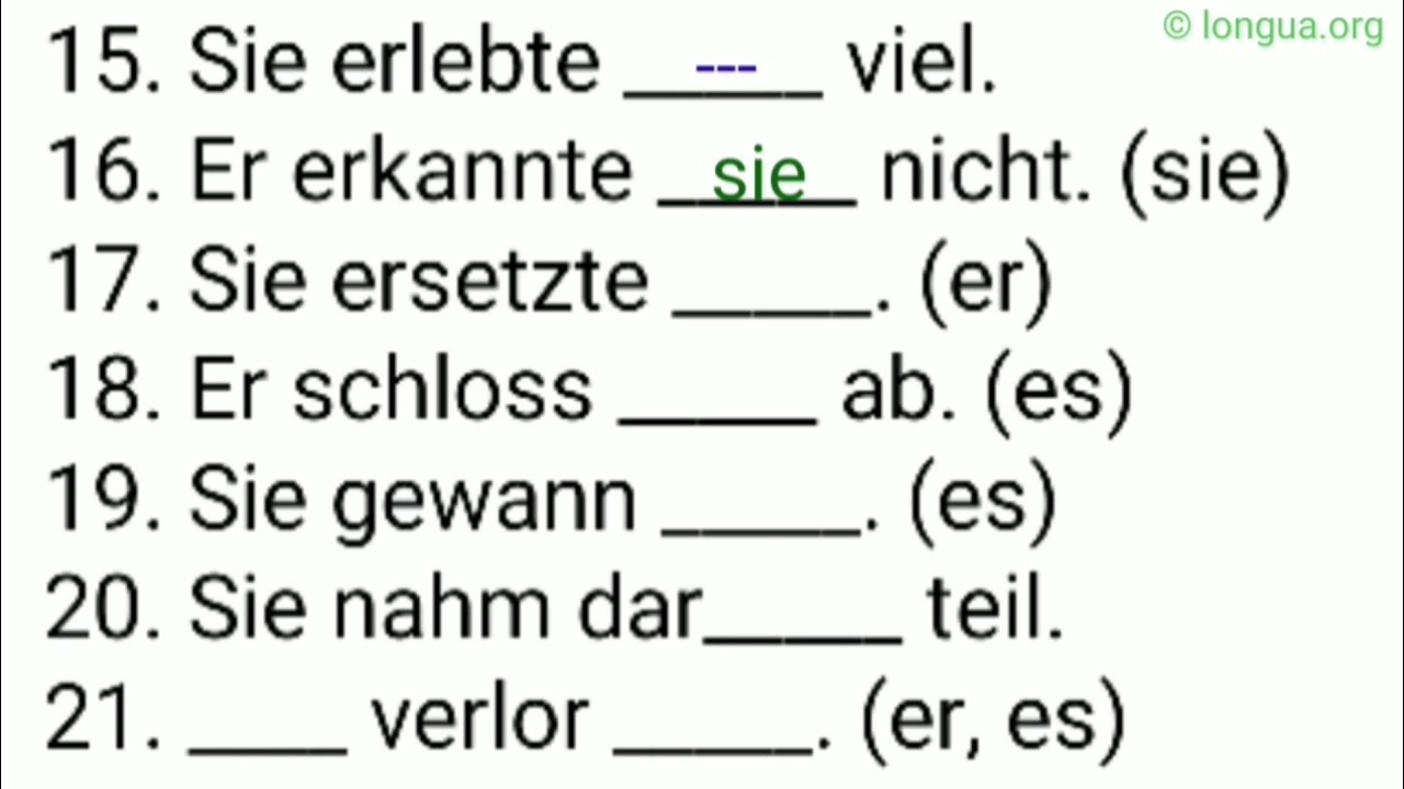 Learn German, German language, German grammar, German Lessons, Pronomen ...