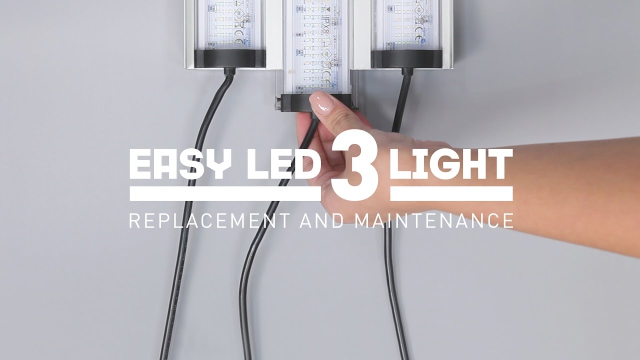 EASY LED 3 LIGHT – Replacement and Maintenance - YouTube