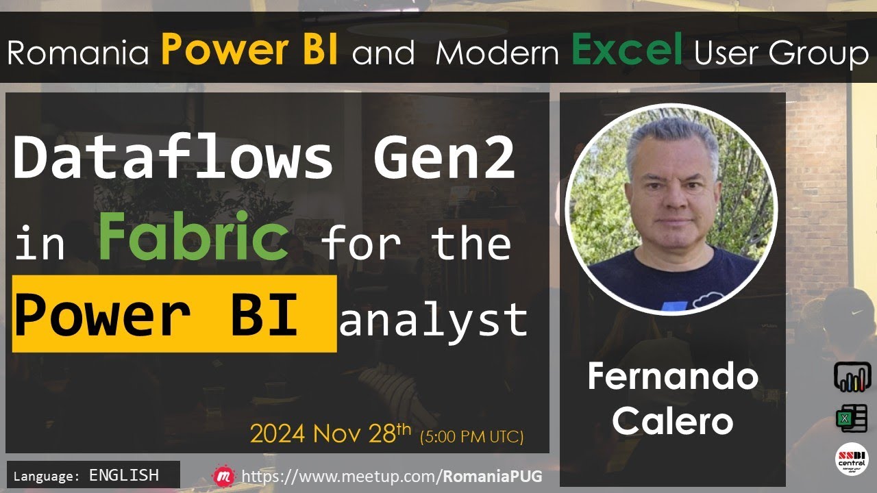 Dataflows Gen2 in Fabric for the Power BI analyst | Fernando Calero - YouTube
