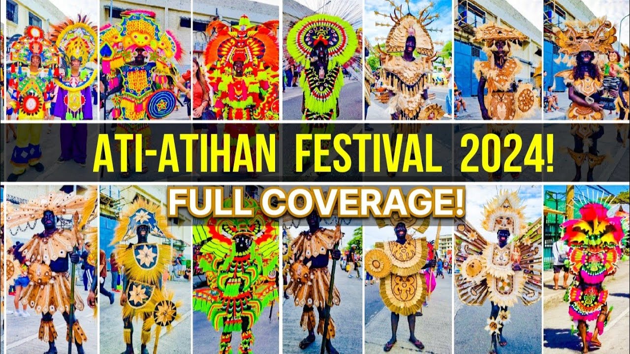 ATI-ATIHAN FESTIVAL 2024! FULL COVERAGE! KALIBO, AKLAN, PHILIPPINES 🇵🇭 ...