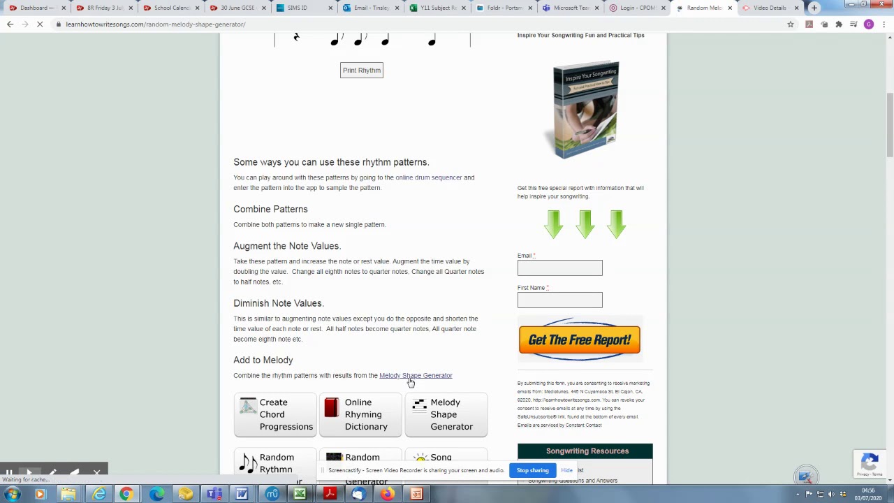 Creating a melody using Random Melody Shape Generator - YouTube