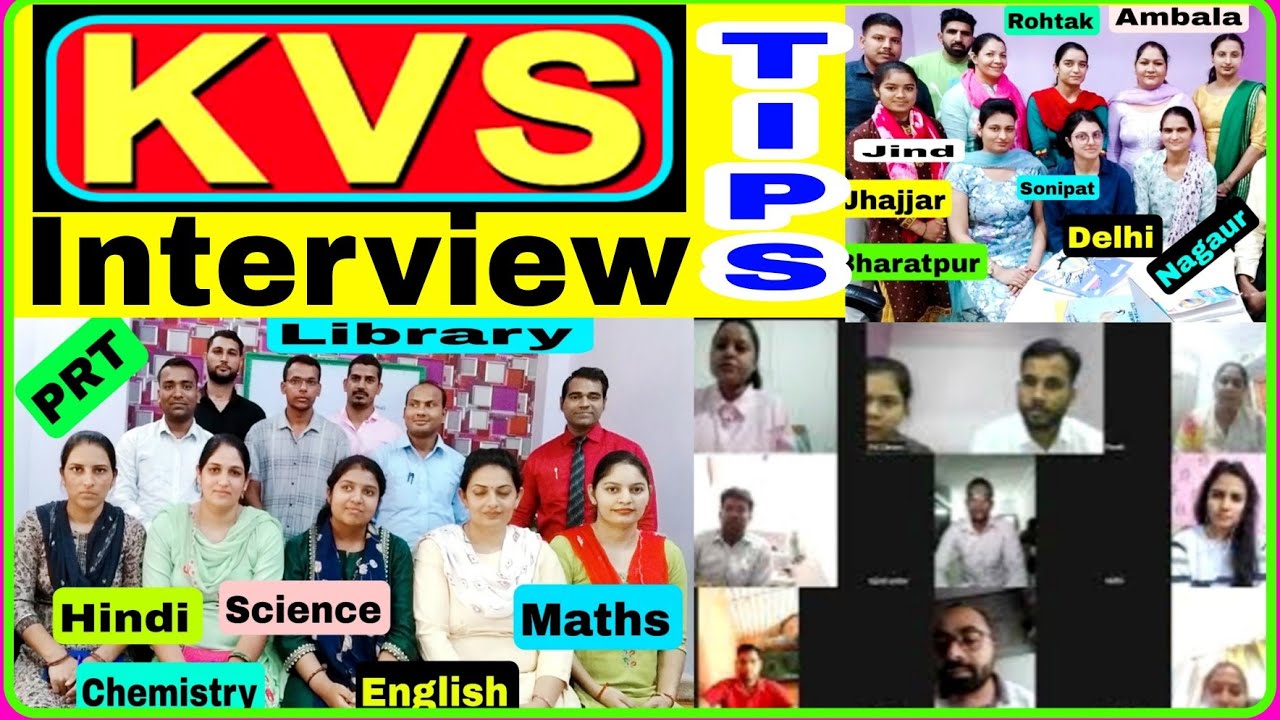 KVS interview video l kvs teacher and librarian interview l PRT TGT PGT ...