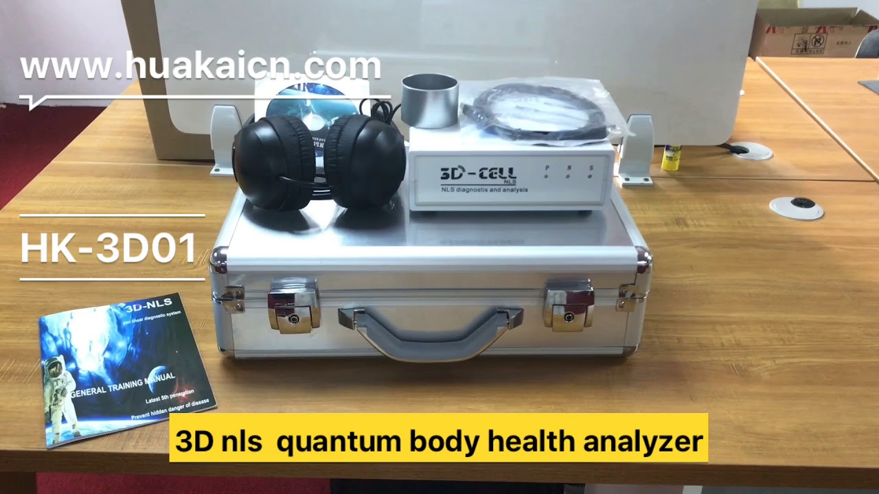 Multi-language 3D NLS Body Health Care Analyzer Quantum Body Health ...