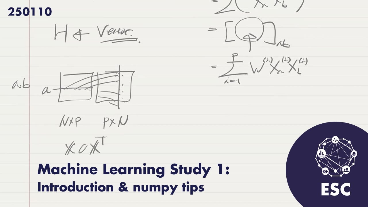 [ESC 2025-1 스터디] ML Study week 1-1 - YouTube