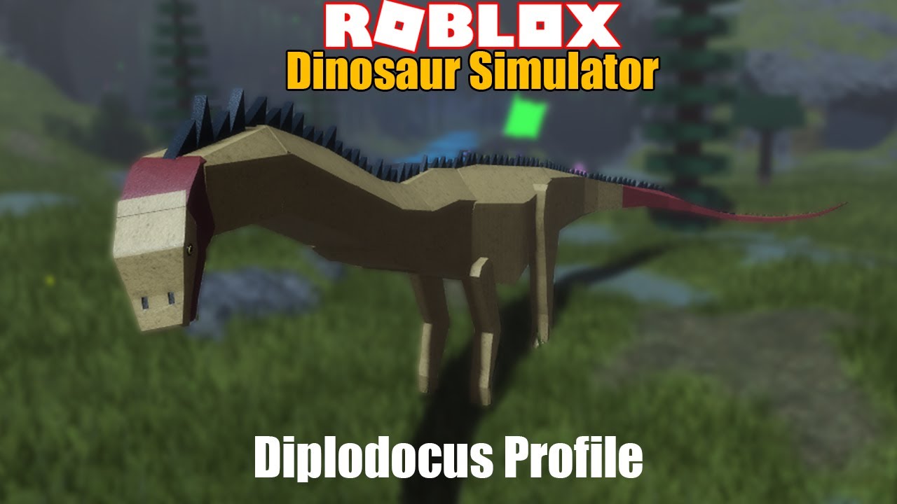 Dinosaur Profile - Diplodocus | ROBLOX Dinosaur Simulator - YouTube