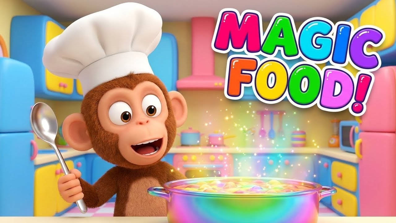 Funny Monkey Cartoon | Magic Cooking | Kids Shorts Hindi - YouTube
