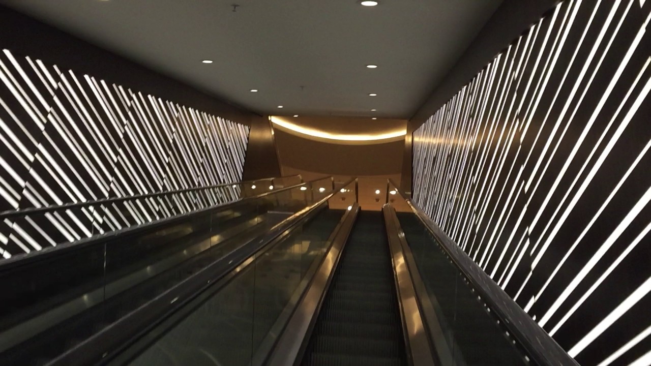 Schindler Escalators at Grand Hyatt in San Francisco, CA - YouTube