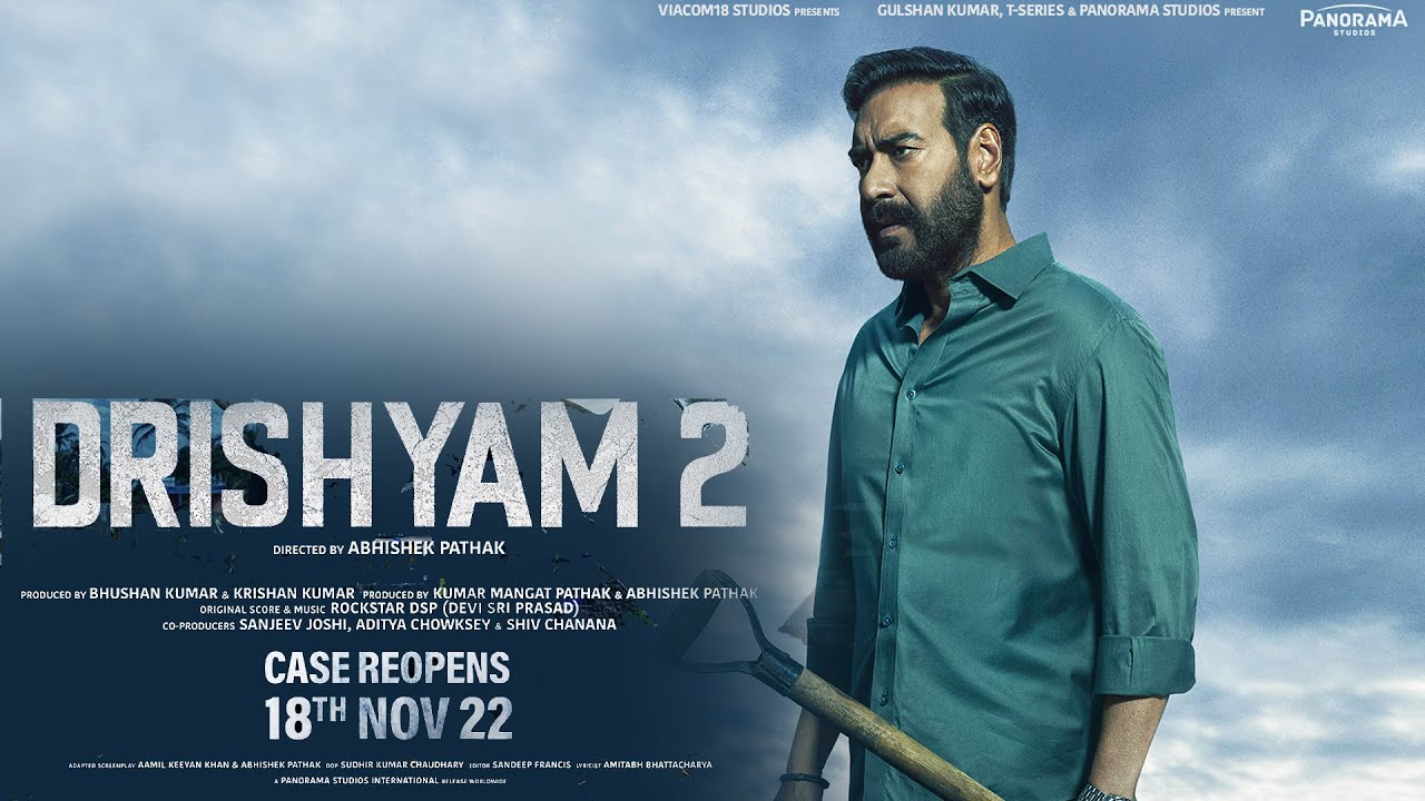 Drishyam 2 New Poster | Ajay Devgn | 18th November, 2022. - YouTube