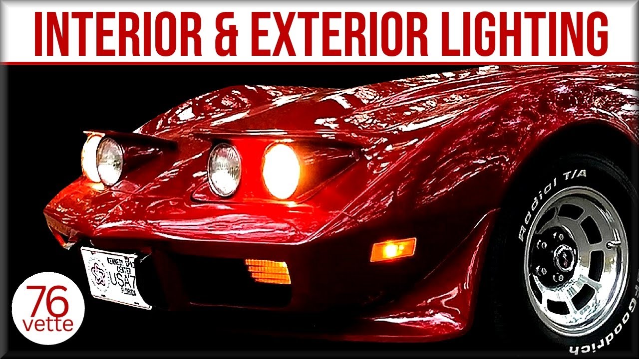 C3 Corvette Interior & Exterior LIGHTS - YouTube