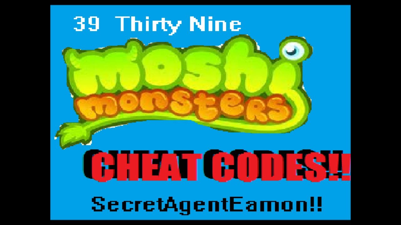 39 Moshi Monster Cheat Codes - YouTube