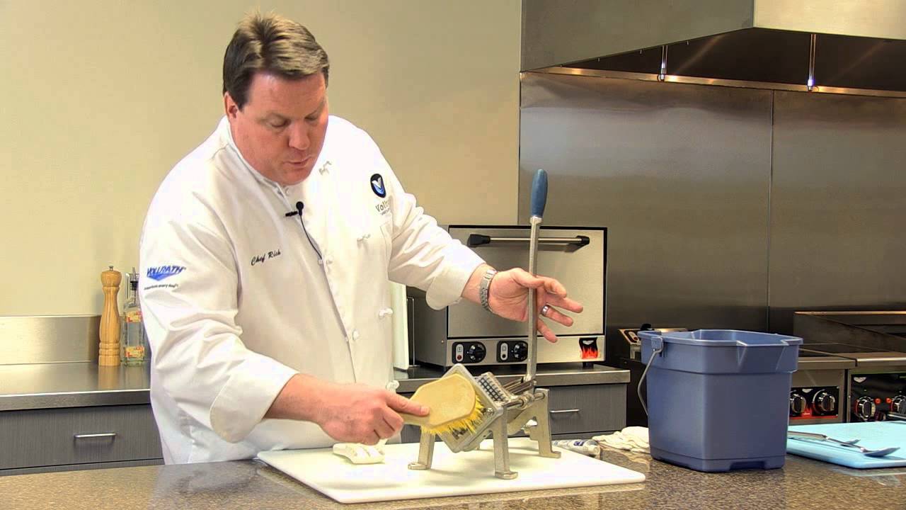 Manual Food Processor Cleaning - Potato Cutter - YouTube