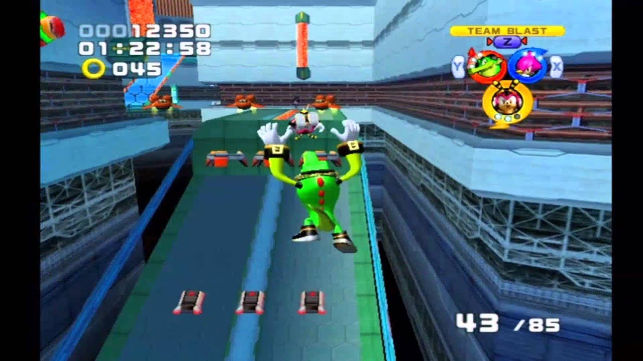 Sonic Heroes: Grand Metropolis - Team Chaotix - Time Attack Without ...