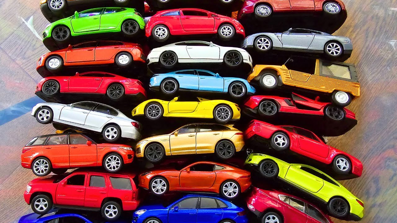 Selection of model cars with working doors - YouTube