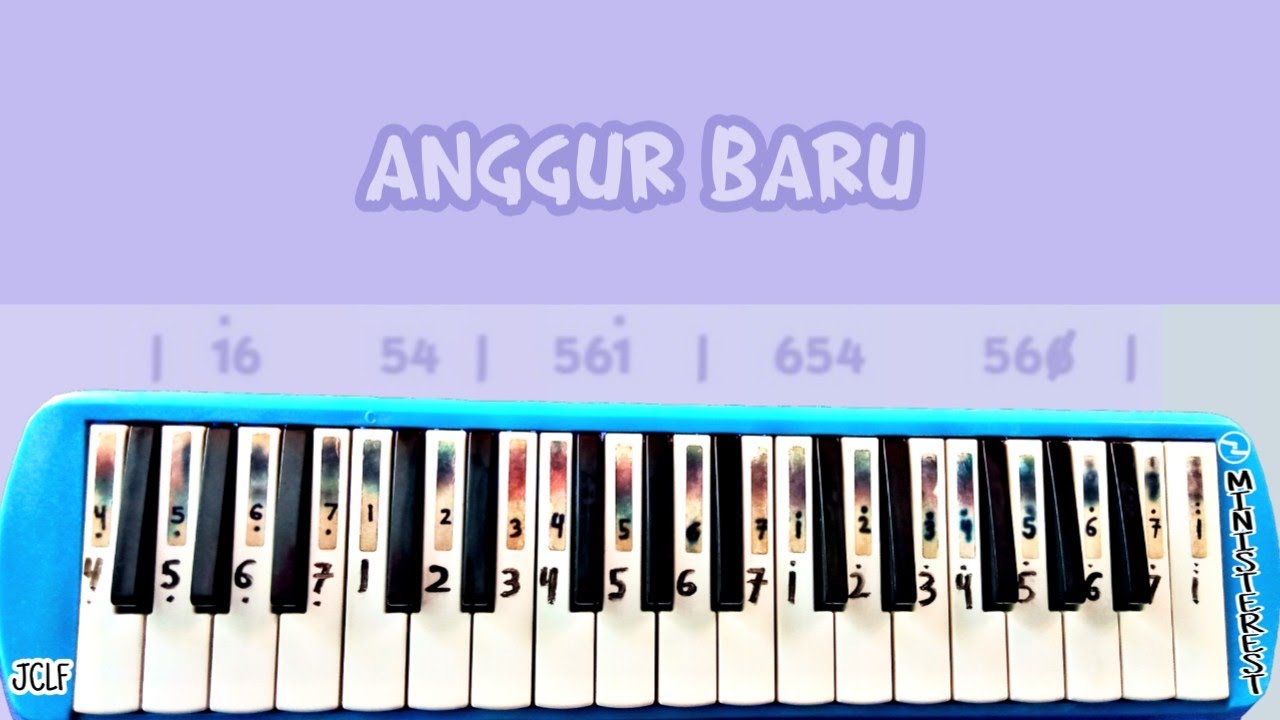 ANGGUR BARU: PIANIKA MELODICA TUTORIAL | LAGU ROHANI - YouTube
