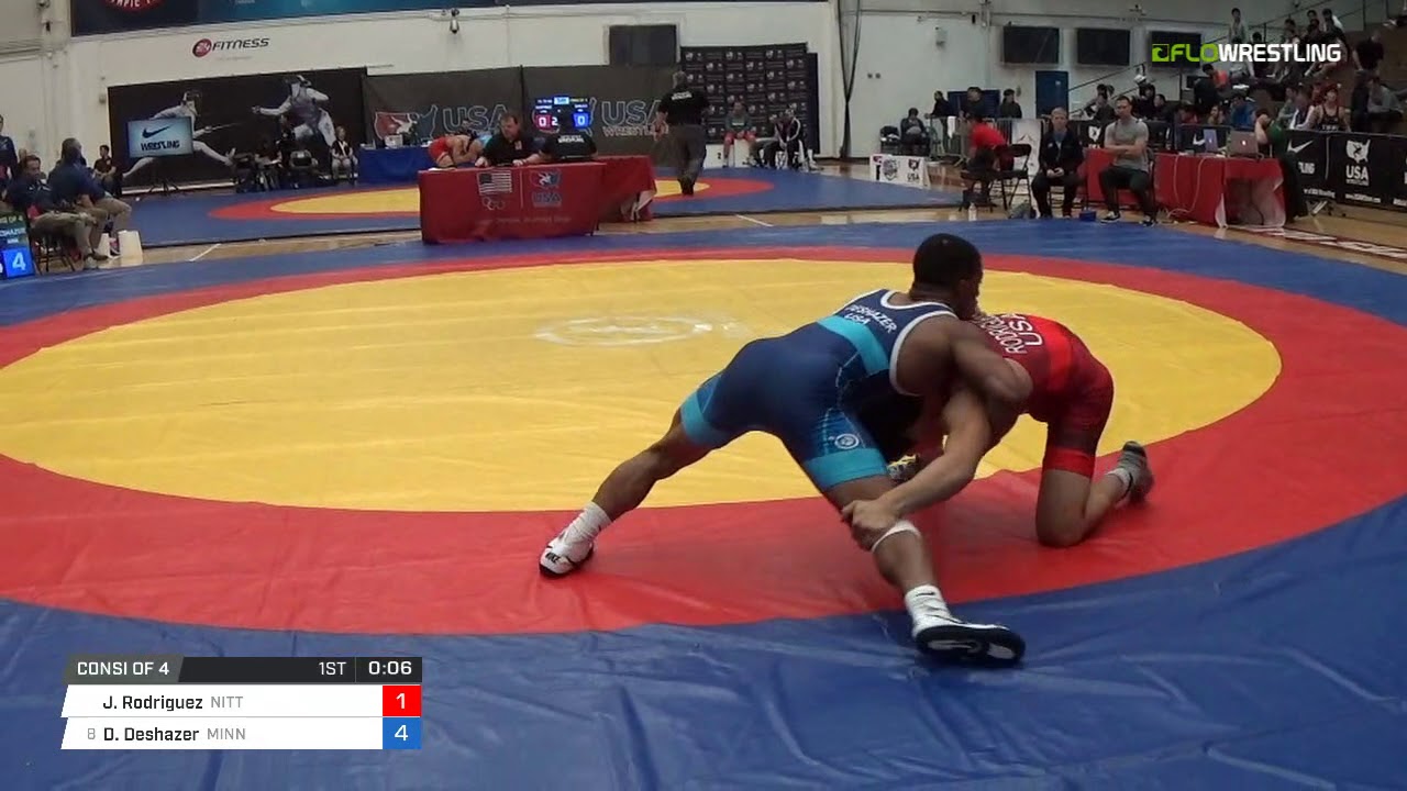 Men's Freestyle 61 Consi of 4 - Joshua Rodriguez (Nitt) vs. Daniel ...