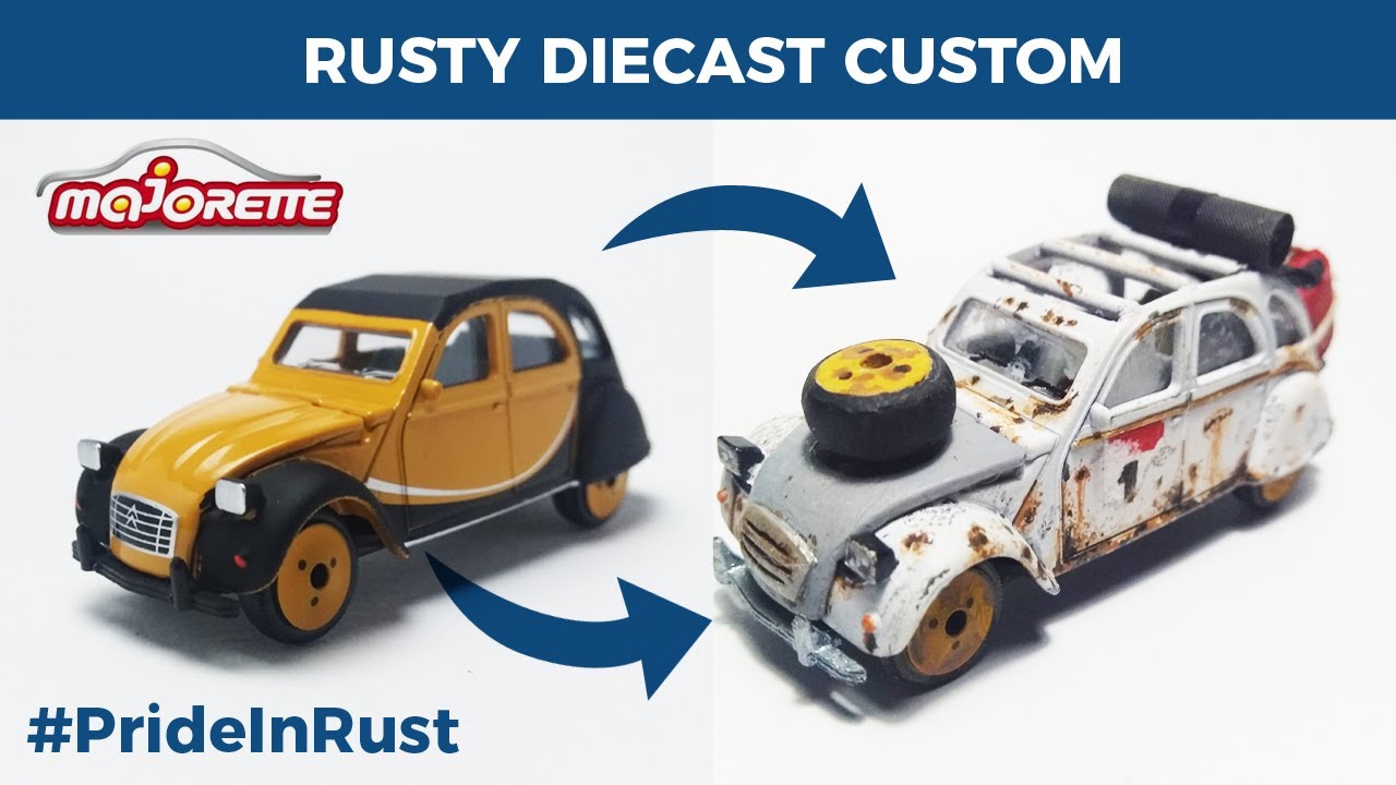 Rusty Citroen 2CV [ Rusty Diecast Custom ] - YouTube