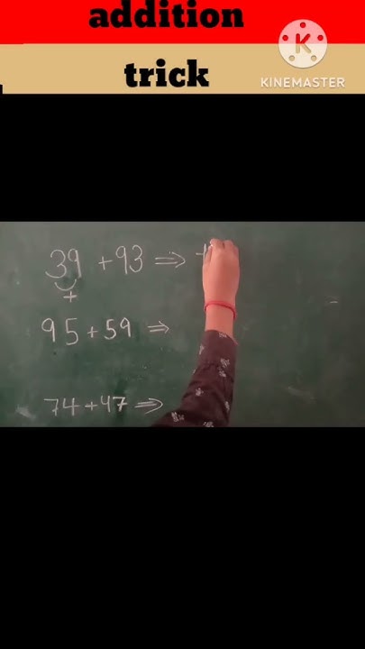 Addition Trick Shortvideo Maths Iqtest Mathlearner Iqtrick Mathstricks Brainmath