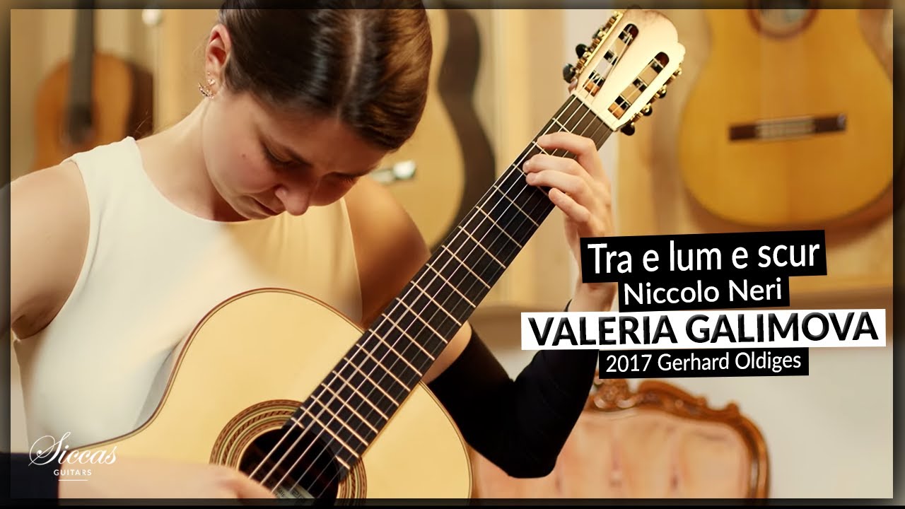 Valeria Galimova plays Tra e lum e scur by Niccolo Neri on a 2017 ...
