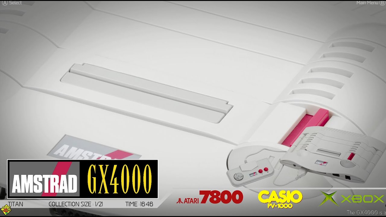 Multijogos Core TYPE R Amstrad GX4000 Community Pack - YouTube