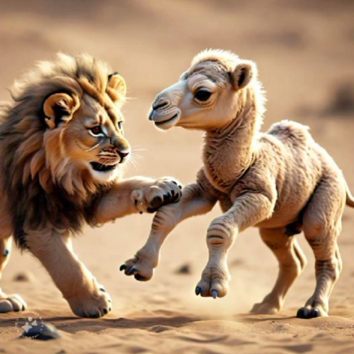Lion attack vs camel #fani #animals #lion #camel #shots #video - YouTube