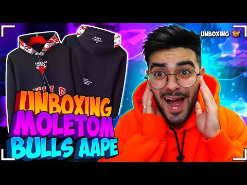 UNBOXING MOLETOM CHICAGO BULLS 2021 by AAPE KKGOL *ele é lindo demais ...