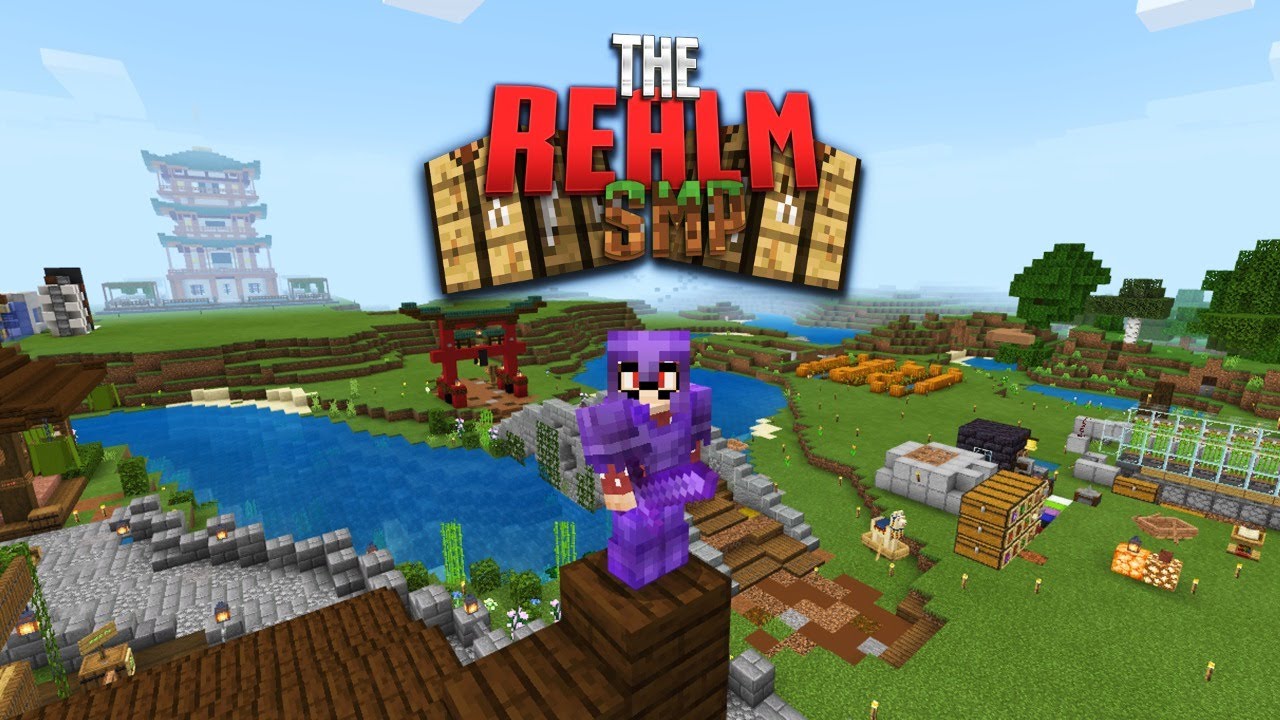 WE FOUND A WOODLAND MANSION ON THE REALMS SMP (LIVE🔴) - YouTube