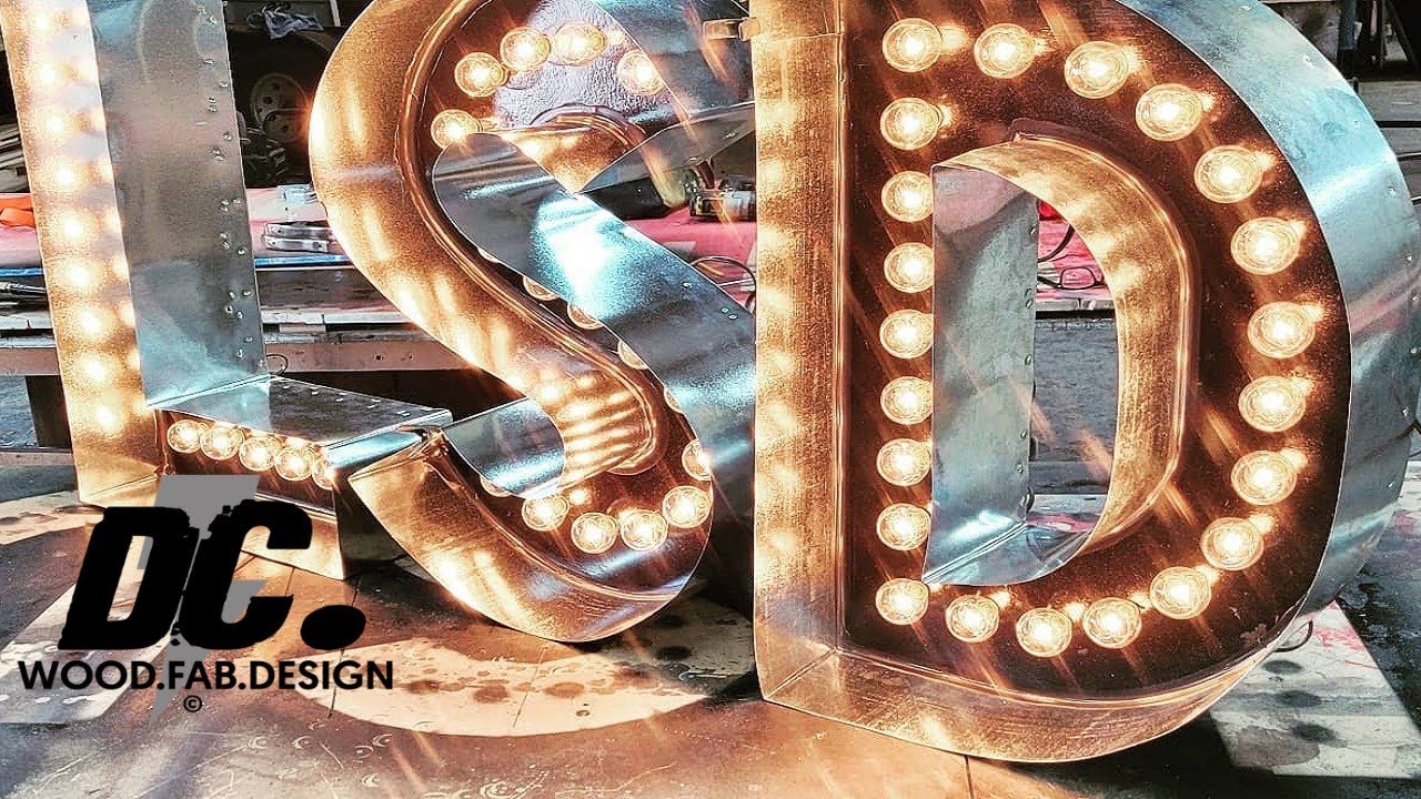 Handmade Marquee Letters 3ft Tall YouTube Handmade Marquee Letters 3ft Tall YouTube