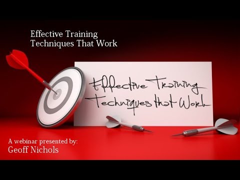 Effective training Techniques That Work - YouTube