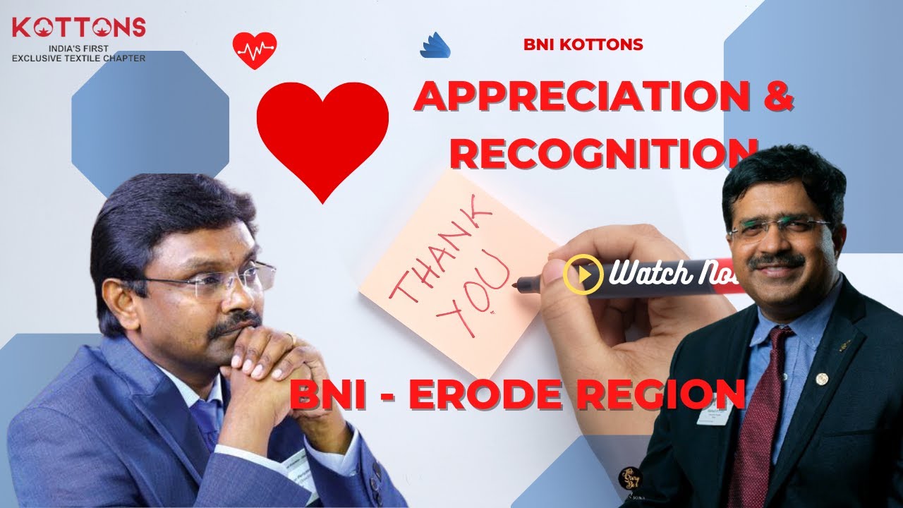 Achievement of BNI Erode Region -BNI Gems & BNI Kottons 121 Conclave ...