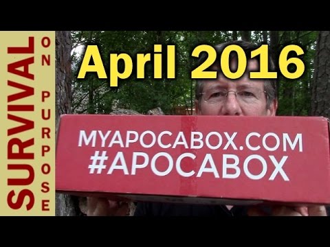 Apocabox April 2016 Unboxing - Survival Skills