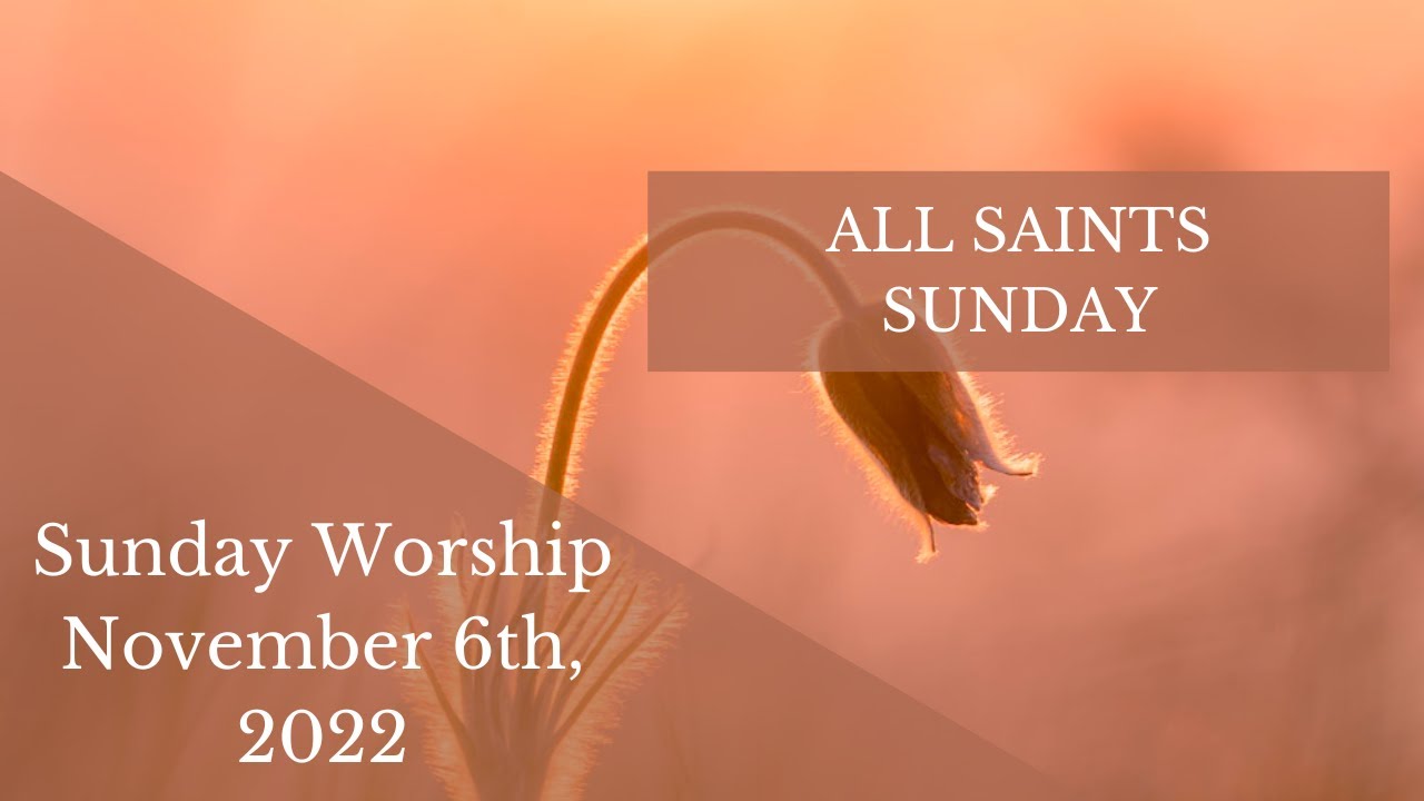 November 6th Sunday Worship - YouTube