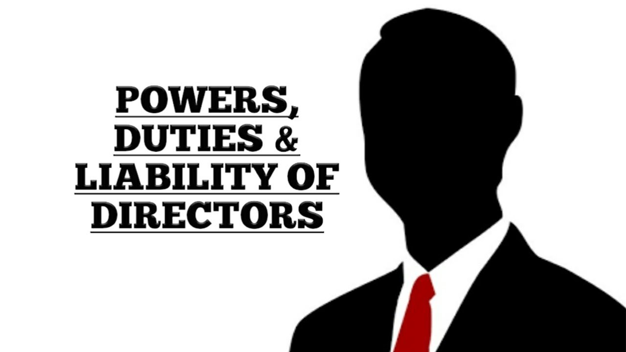 Director of a company | legal position of a company | Company law | Law ...