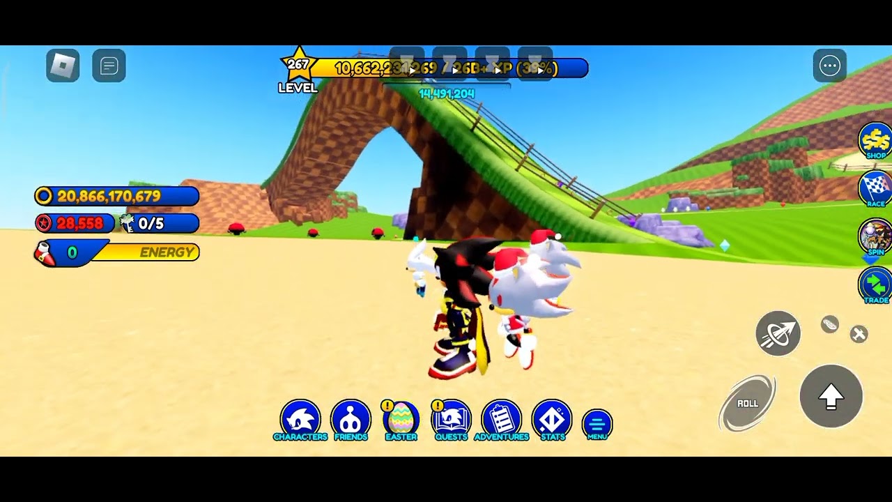 testing royal king Shadow in Sonic Speed sim - YouTube